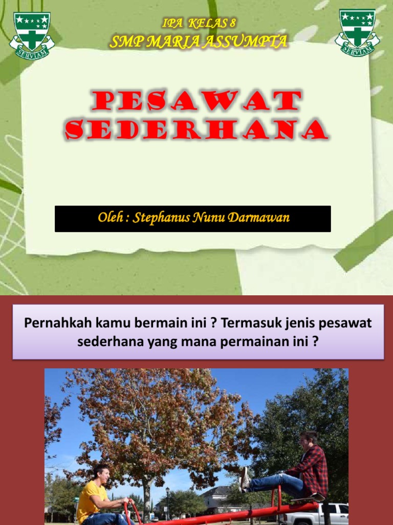 Prinsip dan Jenis Pesawat Sederhana | PDF | Sains & Matematika