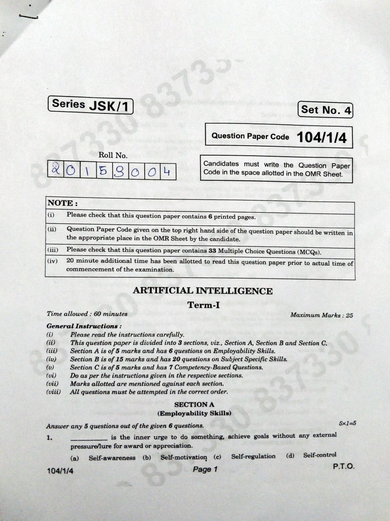 Ai Board Paper | PDF | Artificial Intelligence | Intelligence (AI ...