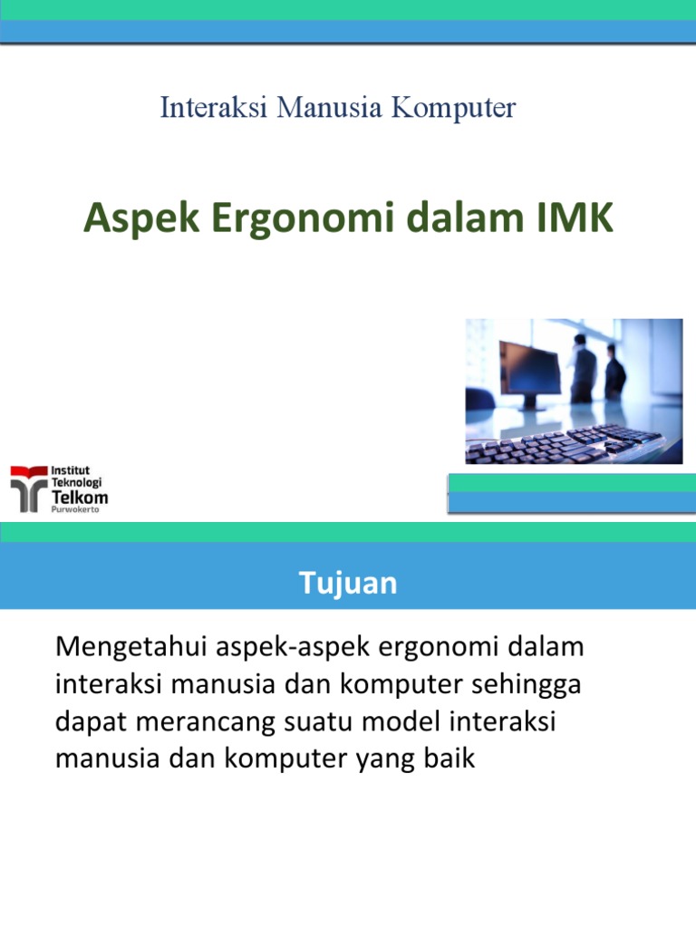 Pertemuan 6 - Aspek Ergonomi Dalam IMK | PDF