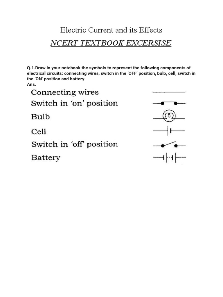 Effects of Electric Current Explained | PDF | Fuse (Electrical ...