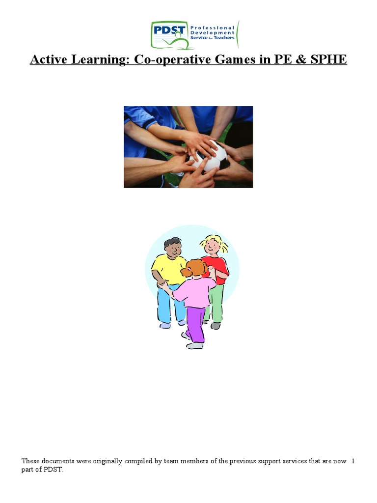 Co-operative Games for Active Learning | PDF | Curriculum | Classroom