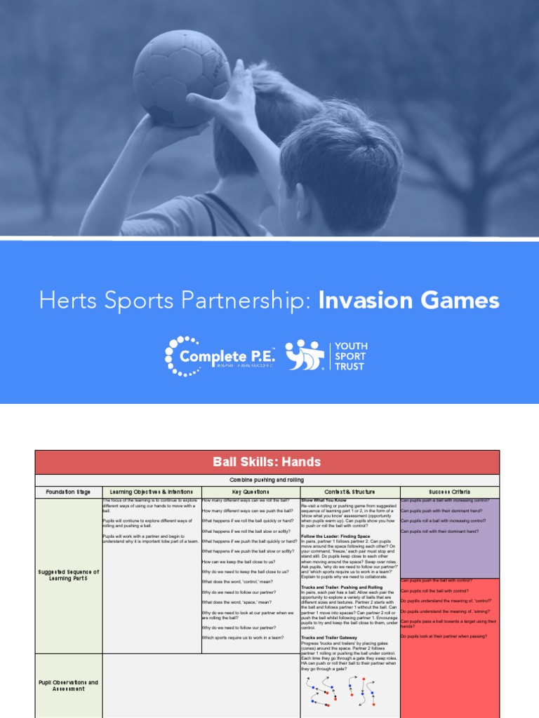 Invasion Games | PDF | Learning | Understanding