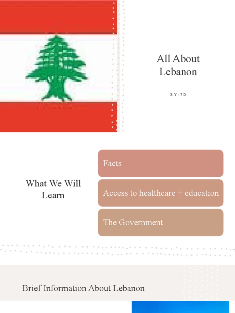 All About Lebanon | PDF | Lebanon | Politics Of Lebanon