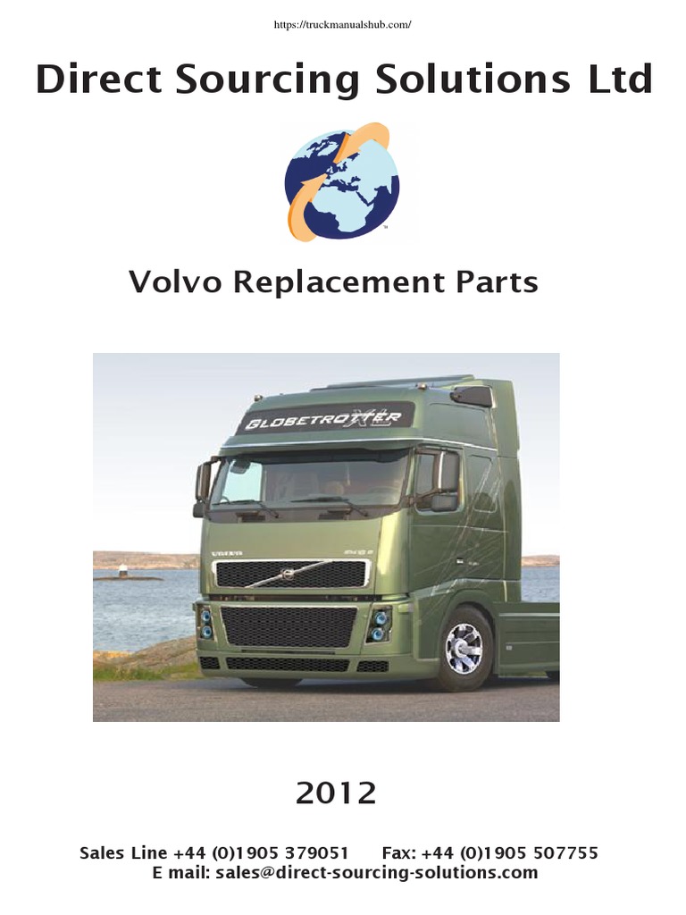 Volvo Replacement Parts Catalog 2012 | PDF | Axle | Steering