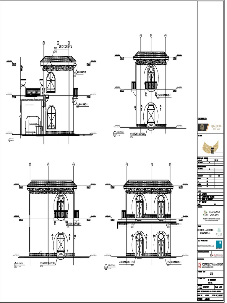 GRC Cornice: Architrave 01 | PDF | Architectural Design | Architecture