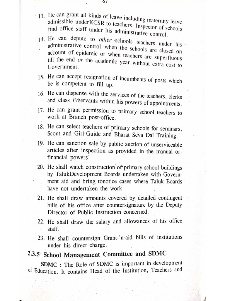 SDMC - School Mnaagnement Committee | PDF
