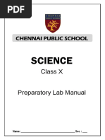 10th Science Practical Book | PDF | Chlorine | Melting Point