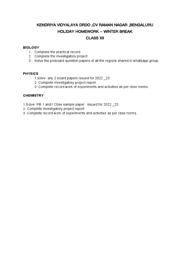 Class Xii Winter Break HHW Merged File | PDF | Swami Vivekananda | Ramakrishna