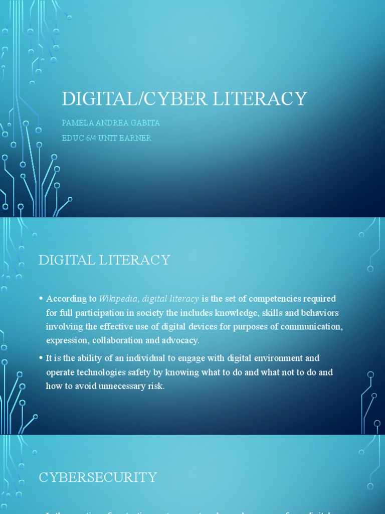 Digital literacy & cyber citizenship | PDF | Computer Security | Security