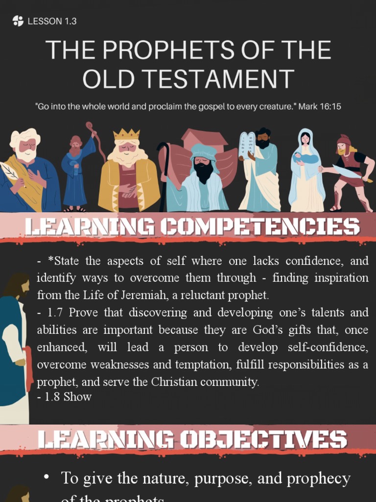 Unit 1 - Lesson 3 The Prophets of The O.T | Download Free PDF | Prophet ...