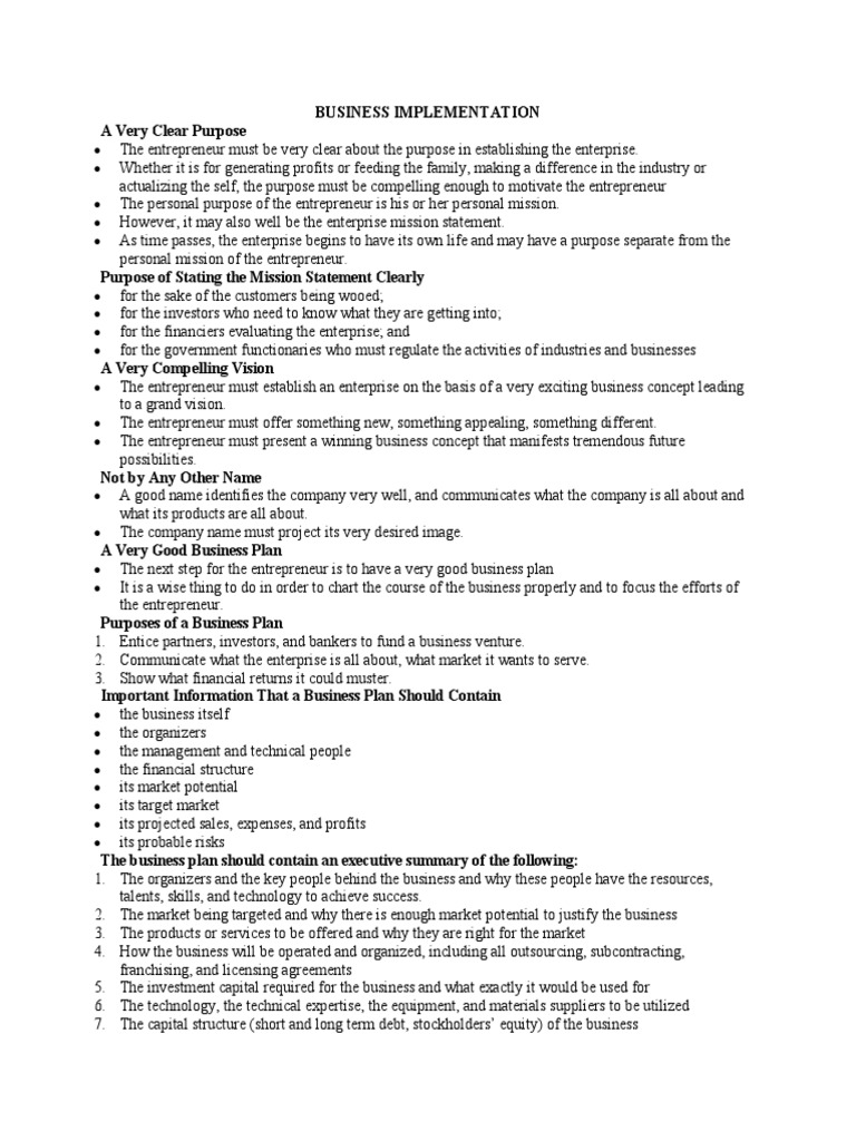 Business Implementation | PDF | Expense | Debits And Credits