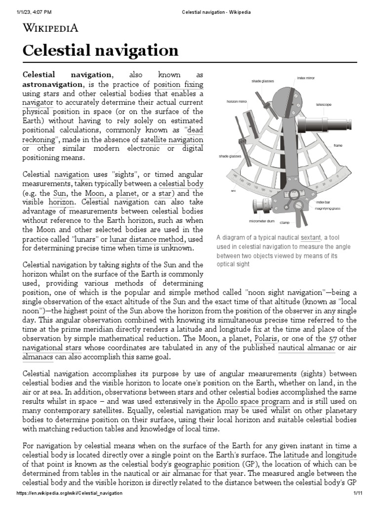 Fds 54 GFD | PDF | Navigation | Longitude