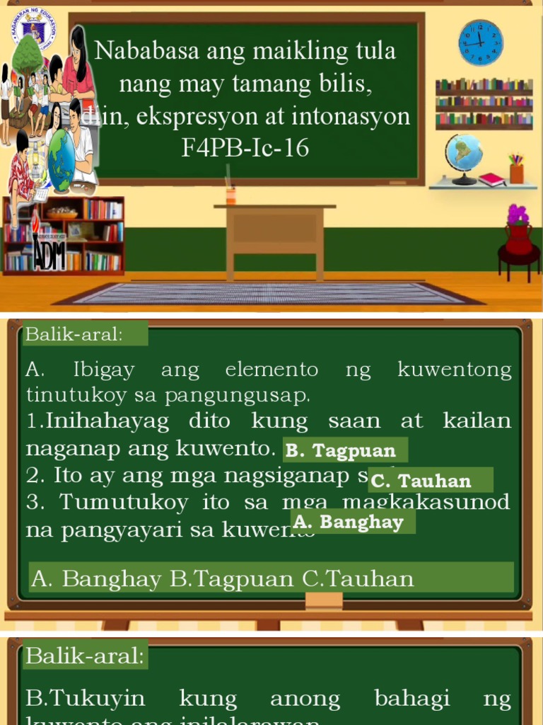 Filipino Ikatlong Linggo Day 2 Pagbasa NG Tula | PDF