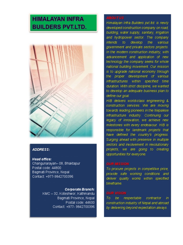 Himalayan Profile | PDF | Project Management | Infrastructure