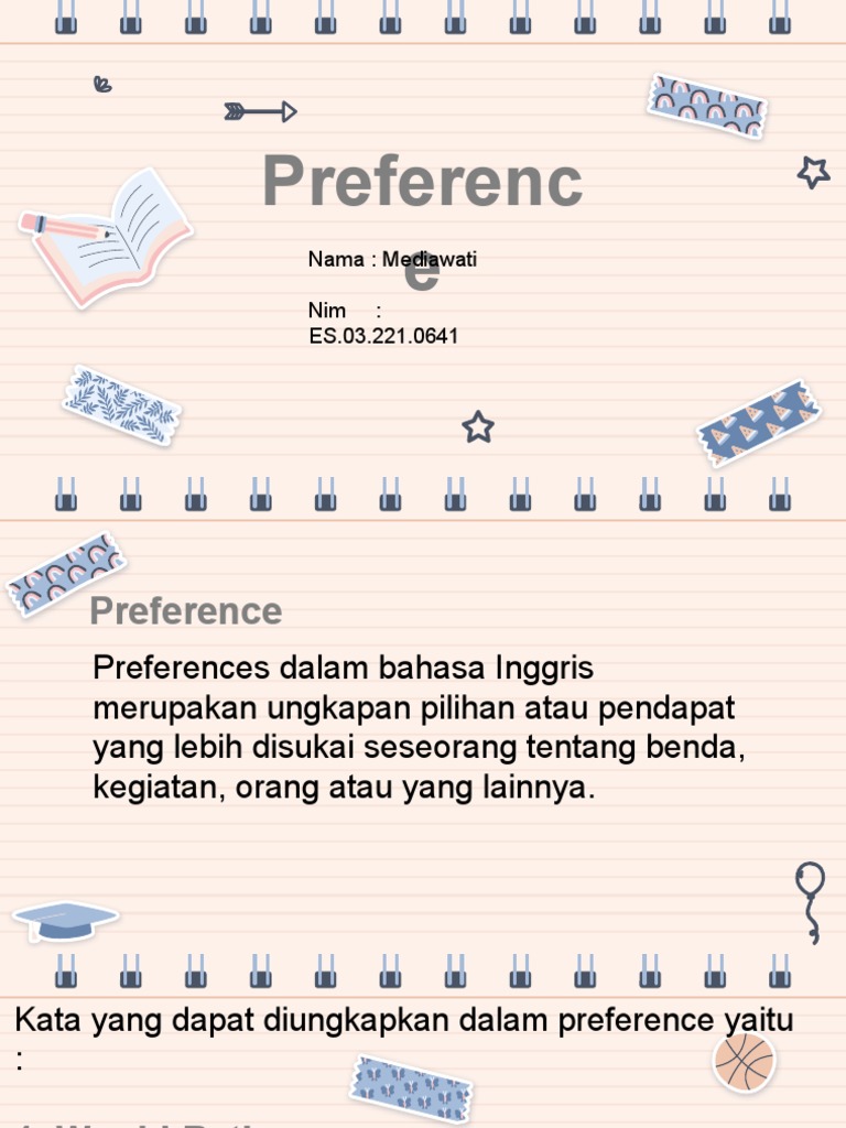 Preference | PDF