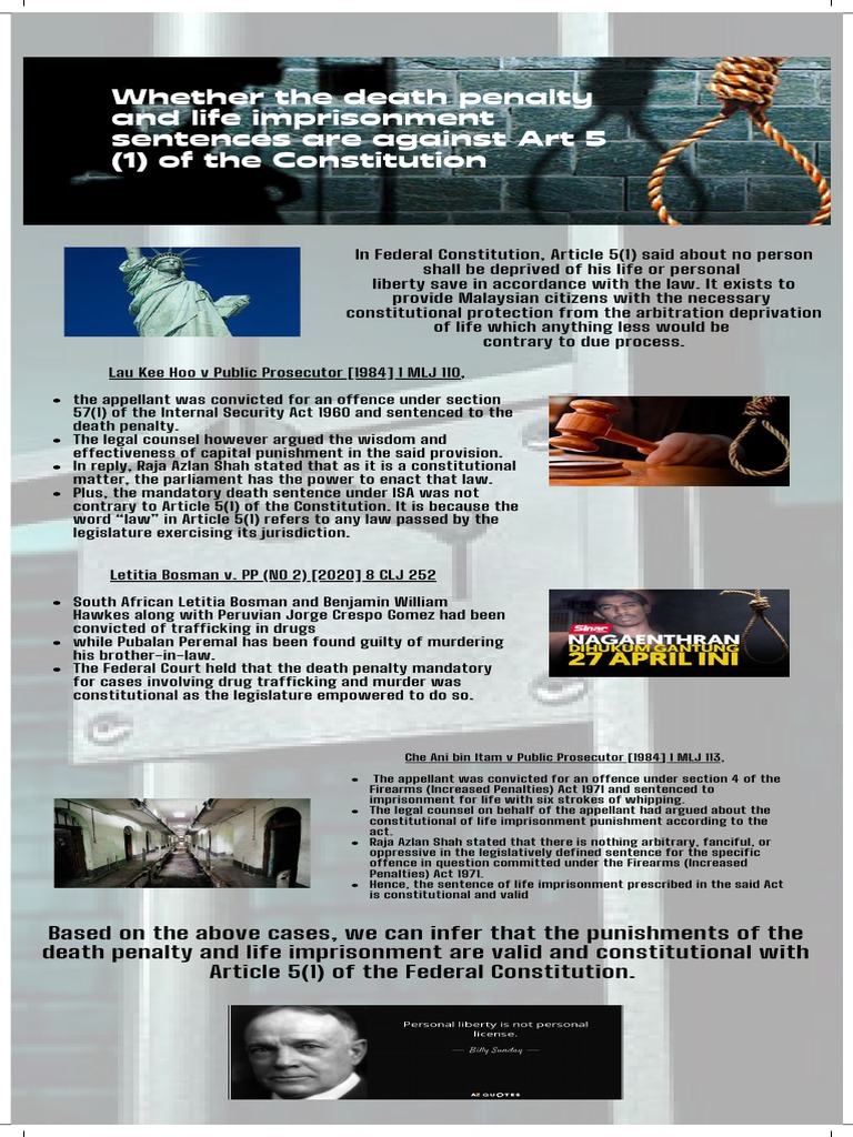 POSTER | PDF | Capital Punishment | Life Imprisonment