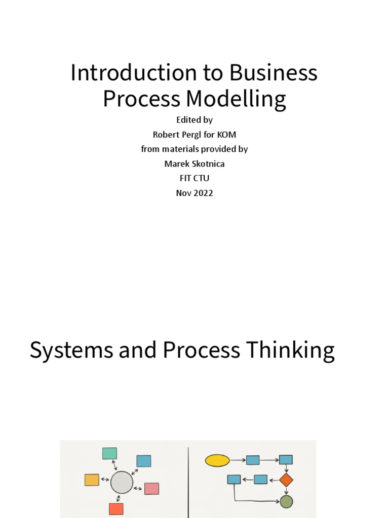 Introduction To Business Process Modelling | PDF | Business Process ...