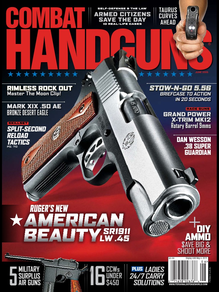 Combat Handguns - June 2015 USA | PDF | Handgun | Trigger (Firearms)