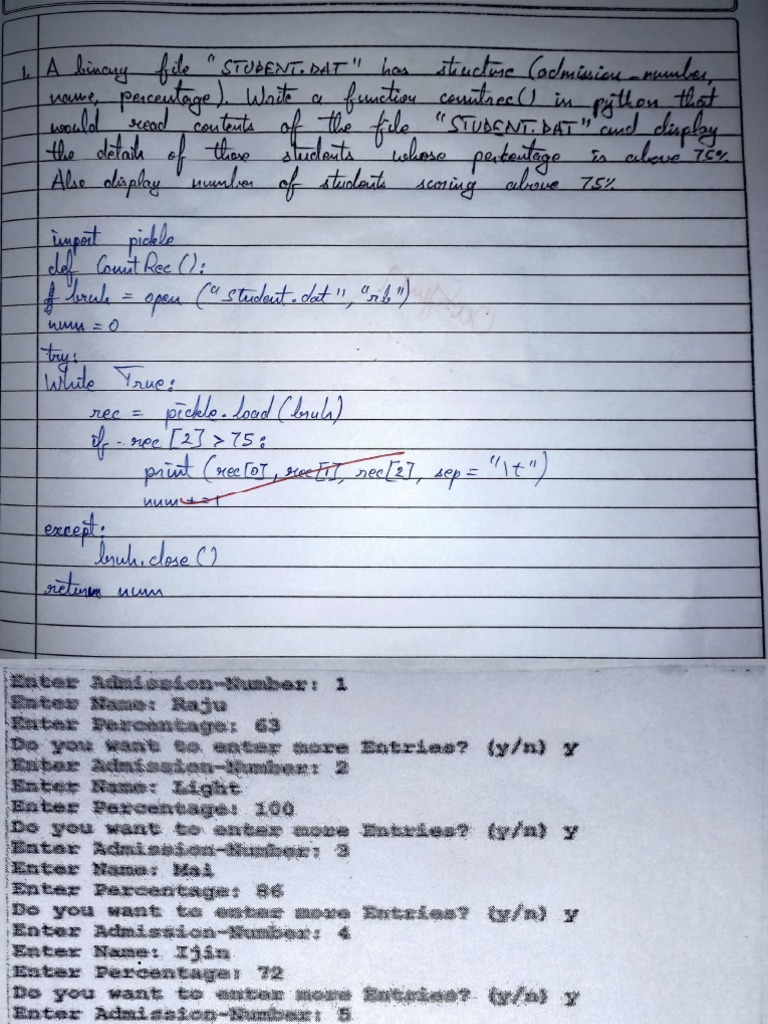 CS Practical File - 1 | PDF