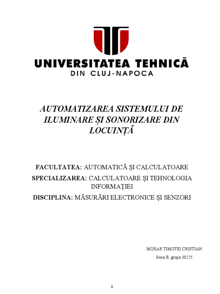 Documentatie Proiect MES | PDF