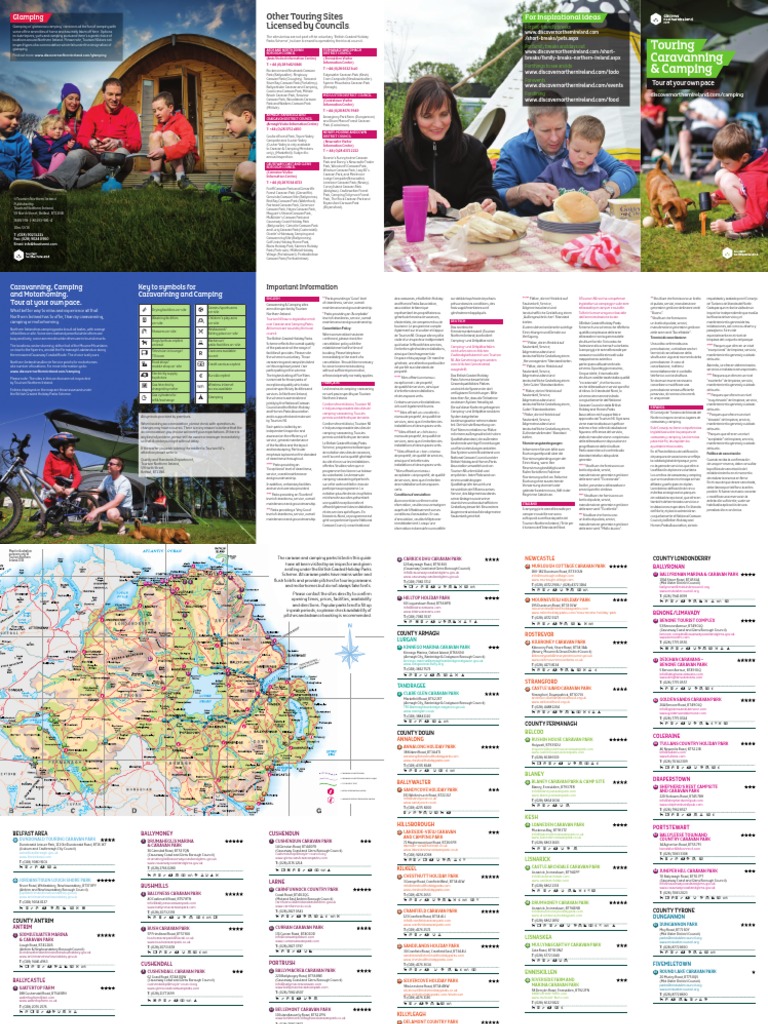 Caravan and Camping Brochure PDF Map Final 2016 | PDF | Campsite | Camping