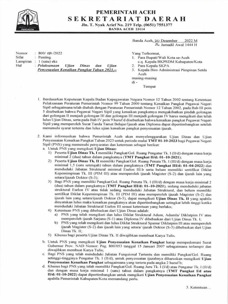 Pelaksanaan UD Dan UPKP 202301 | PDF