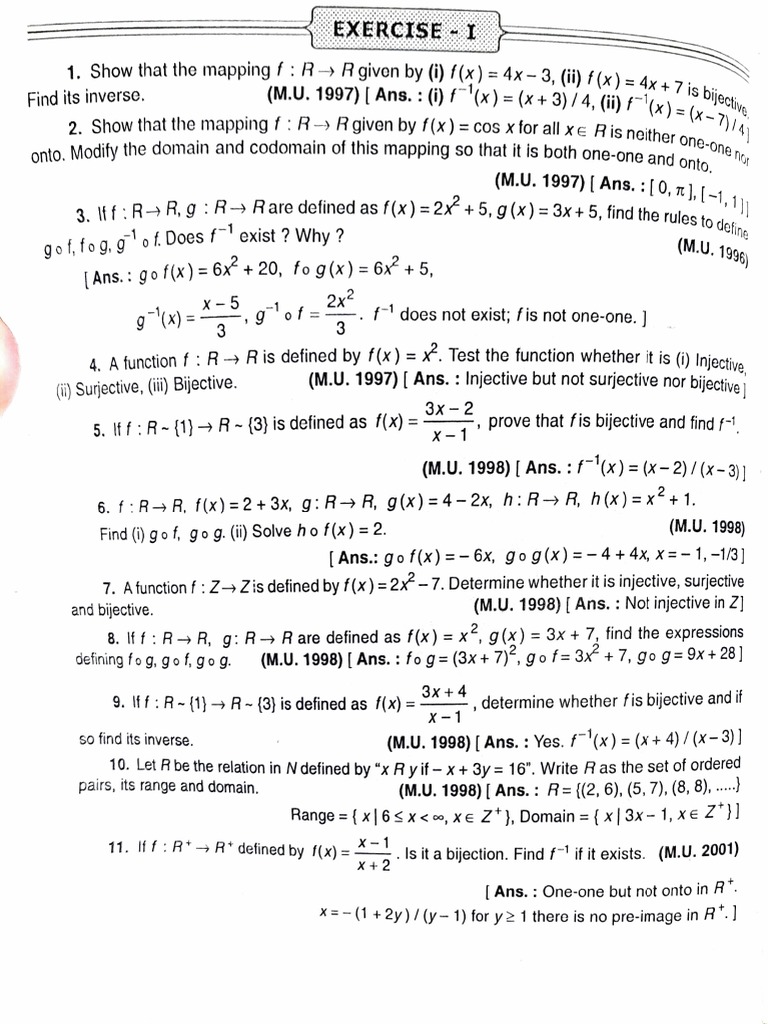 Functions | PDF | Analysis | Mathematics