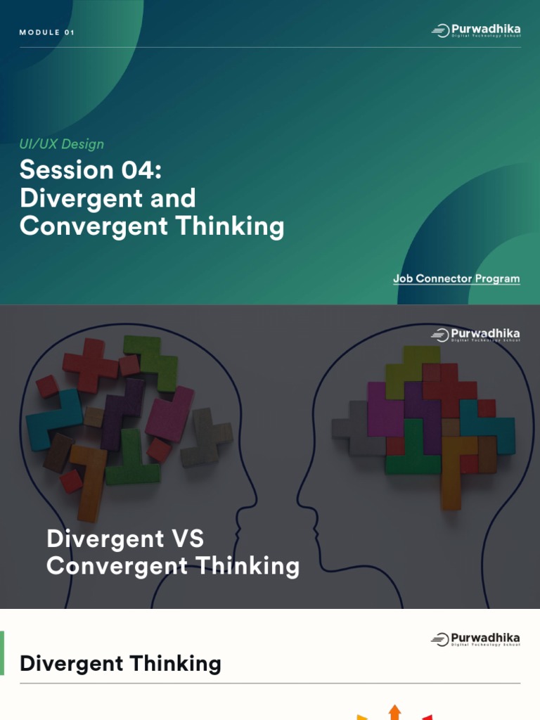 Divergent and Convergent Thinking in Design | PDF | Thought | Brainstorming