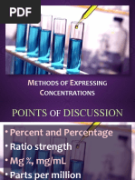 Pharmaceutical Calculation | PDF | Mass Concentration (Chemistry ...