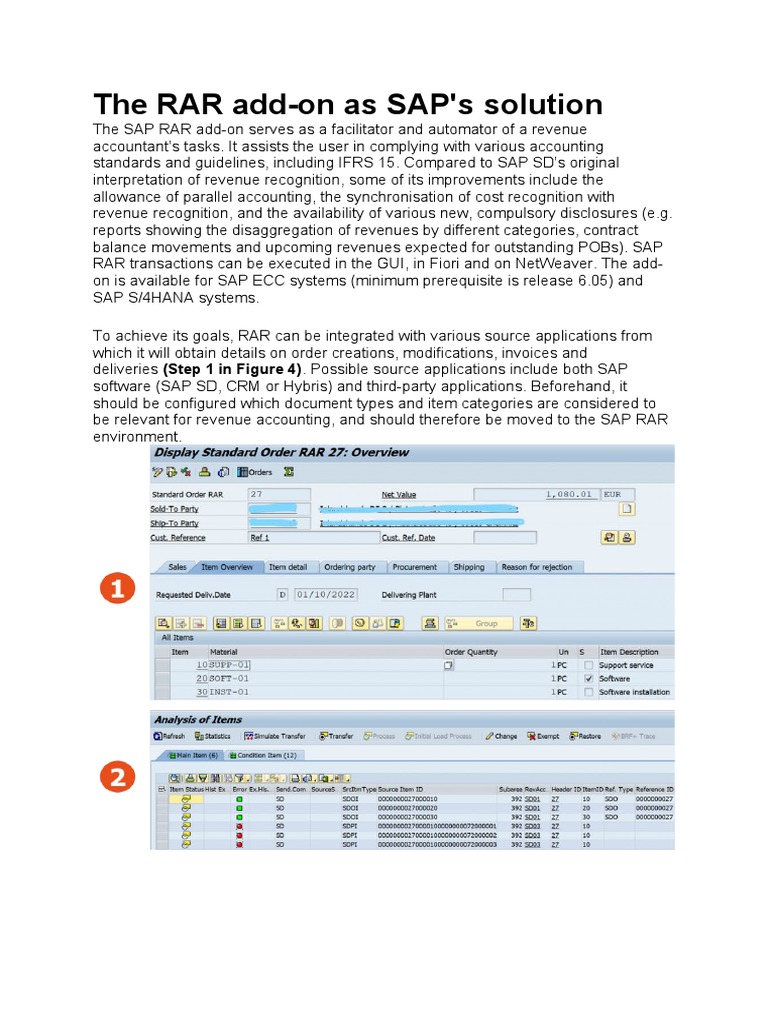 RAR Process | PDF | Revenue | Accounting