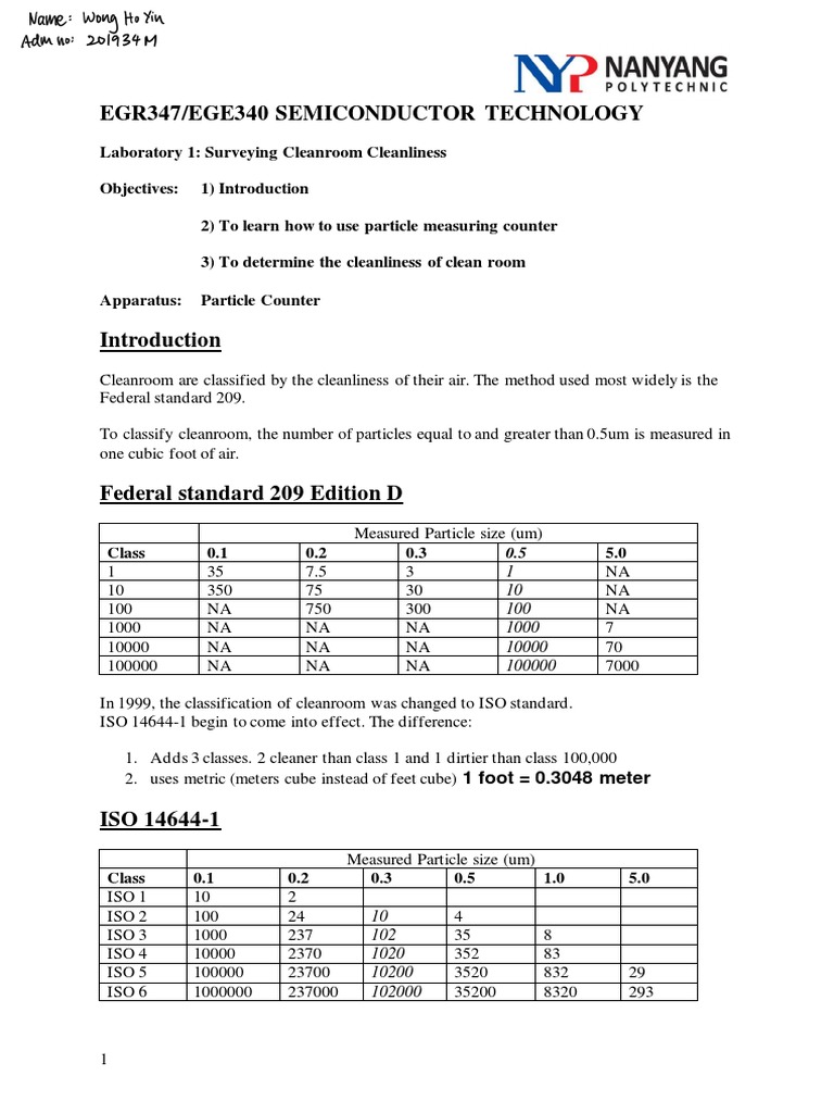 L1 Particle Count | PDF