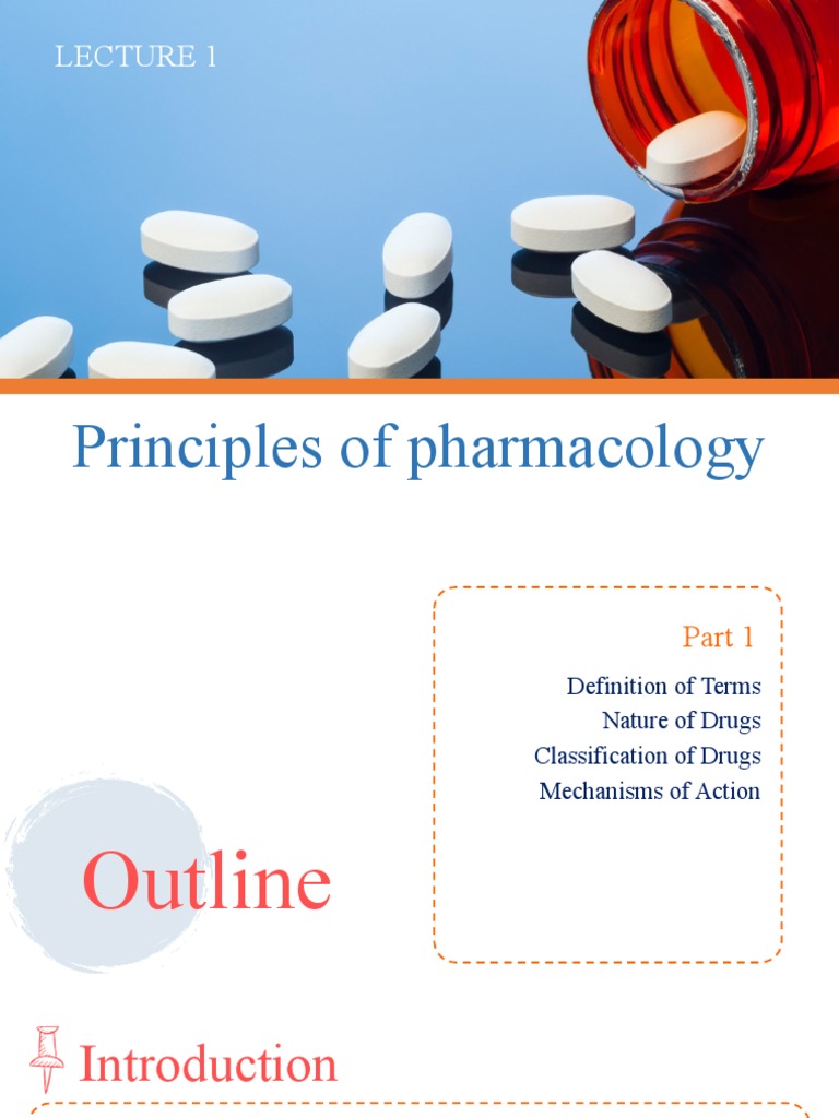 Lecture 1.1 Principles of Pharmacology SY 2021 | PDF | Pharmacology ...