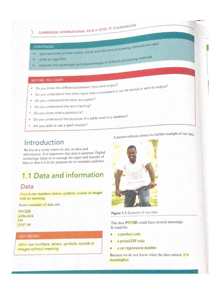 Cambridge International As & A Level It Coursebook | PDF