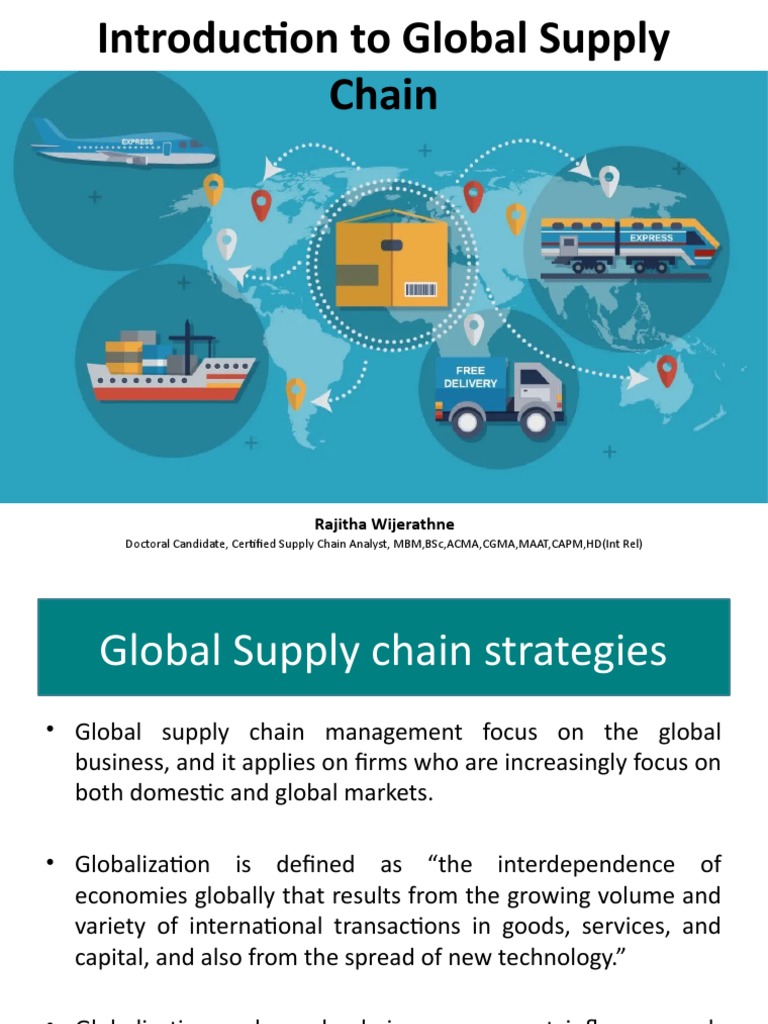 10 - Introduction To Global Supply Chain | PDF | Supply Chain | Supply ...