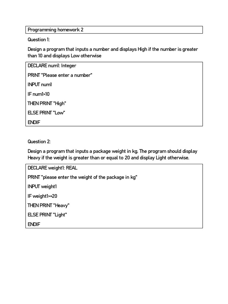 Programming Homework 2 Solved Pdf