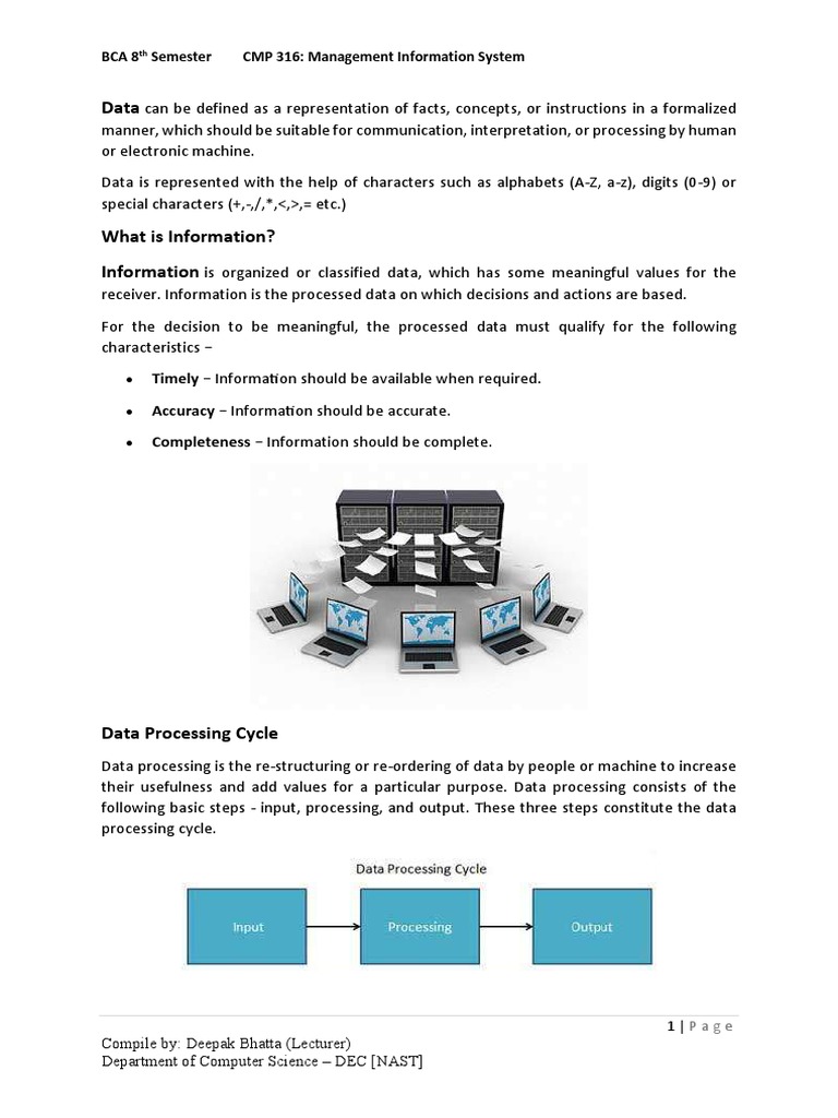 Data Vs Information Vs Knowledge | PDF | Data | Information