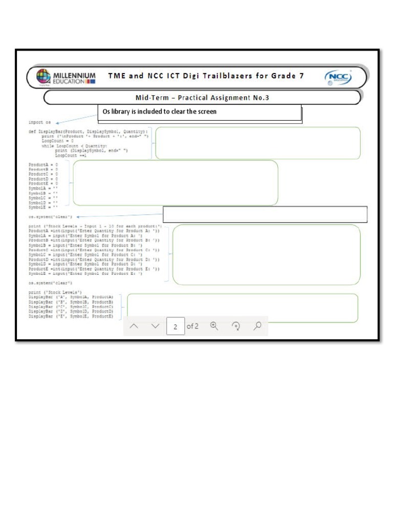 Ict Python Quiz | PDF