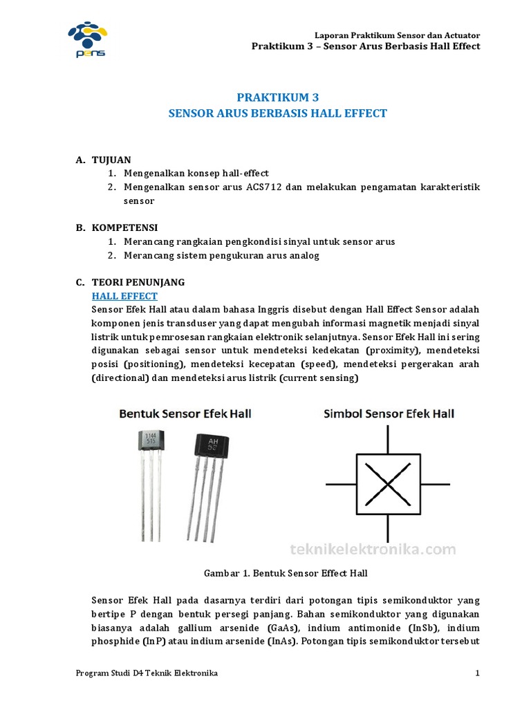 PSA-19-Rizki Amalia Pratiwi-P4-Sensor Arus | PDF | Sains & Matematika | Teknologi & Rekayasa