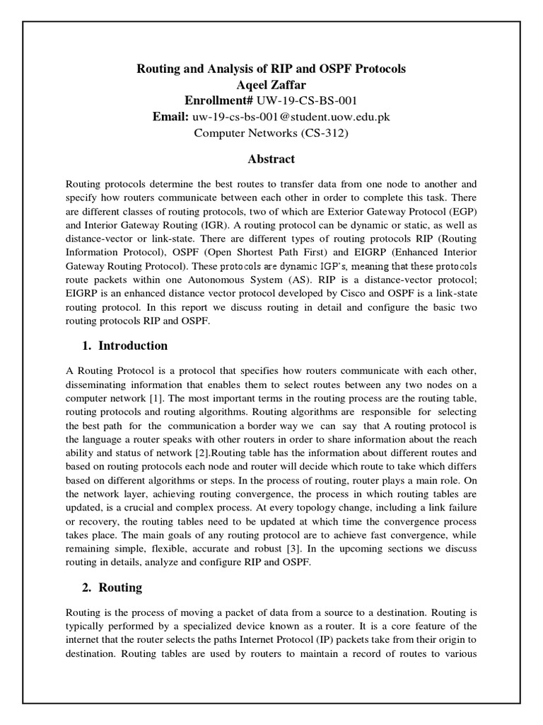 Routing | PDF | Routing | Computer Network Routing | PDF | Routing | Computer Network