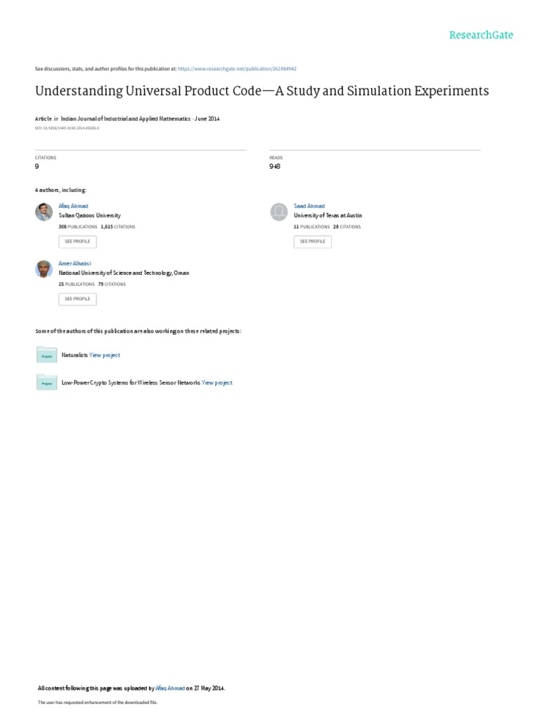 Understanding Universal Product Code | PDF | Universal Product Code | Information Age