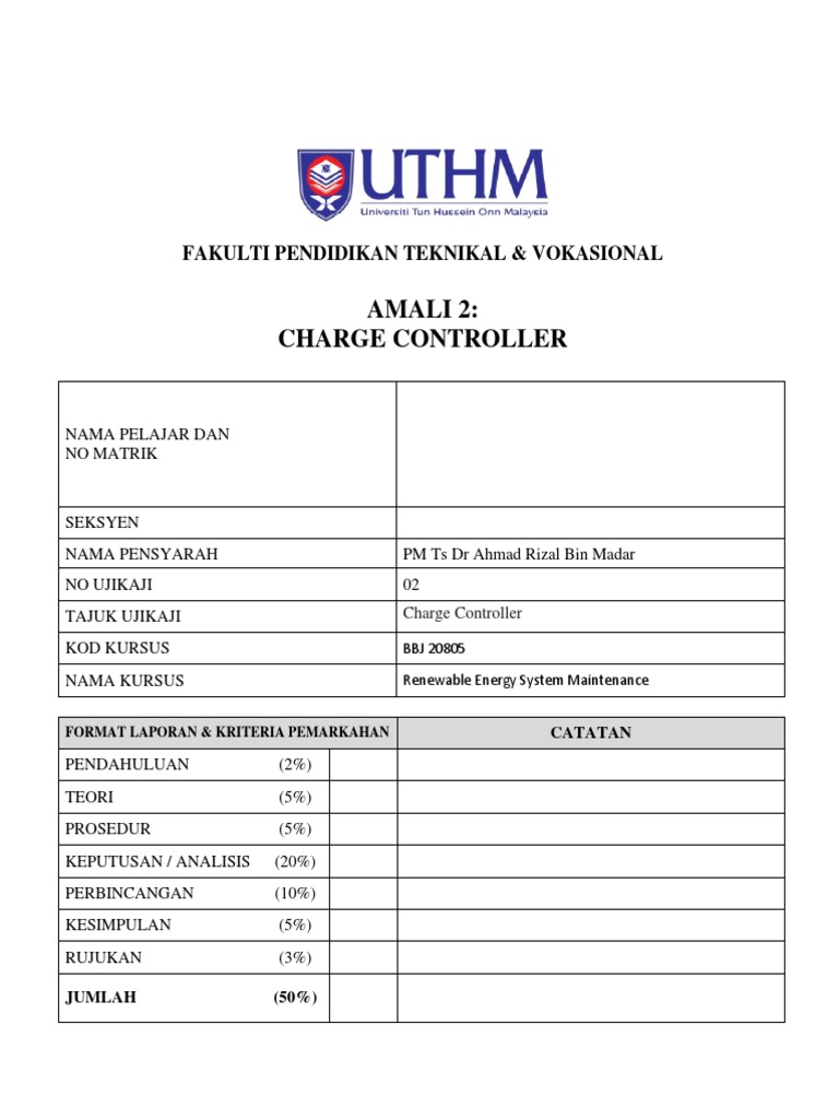 Amali 2 - Charge Controller | PDF | Solar Panel | Electromagnetism