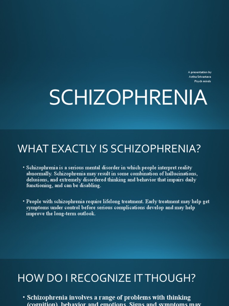 PM1 Schizophrenia | PDF | Schizophrenia | Hallucination