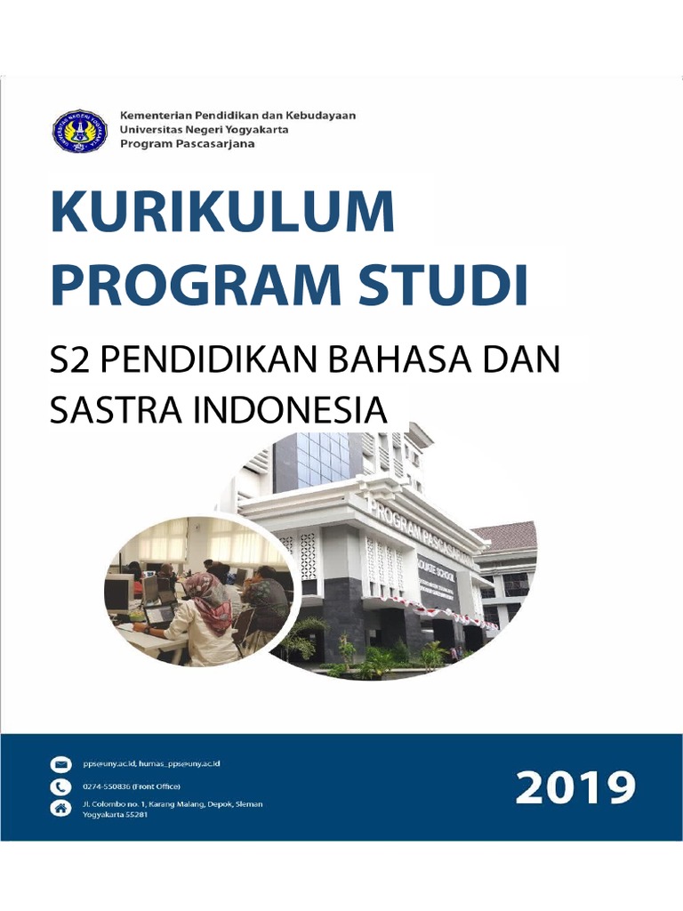 KURIKULUM Komplit Prodi PBSI S2 - 20 Desember 2019 | PDF