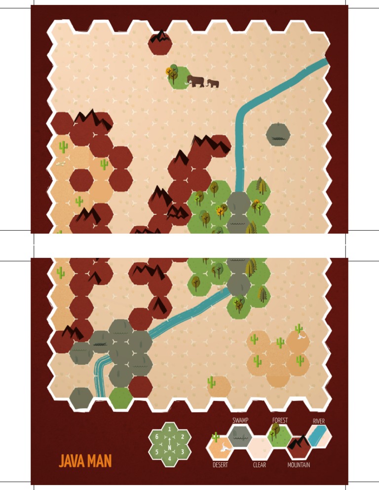 Java Man Map 2 | PDF