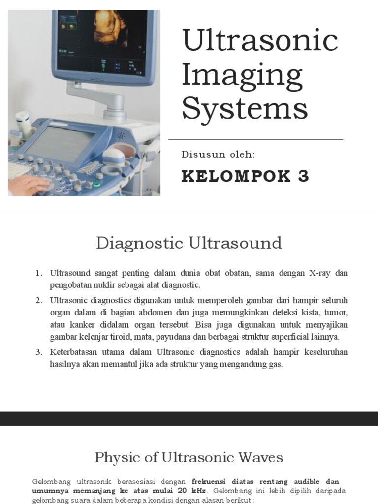 Ultrasonic Imaging Systems Presentation | PDF