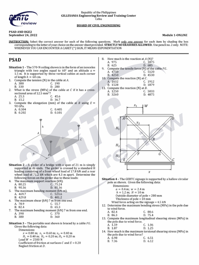 Module 1 - Week1 - Exam2 (PSAD&HPGE 2) | PDF