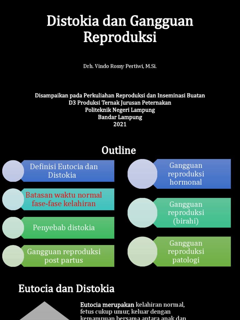 07 - Gangguan Reproduksi Pada Ternak | PDF