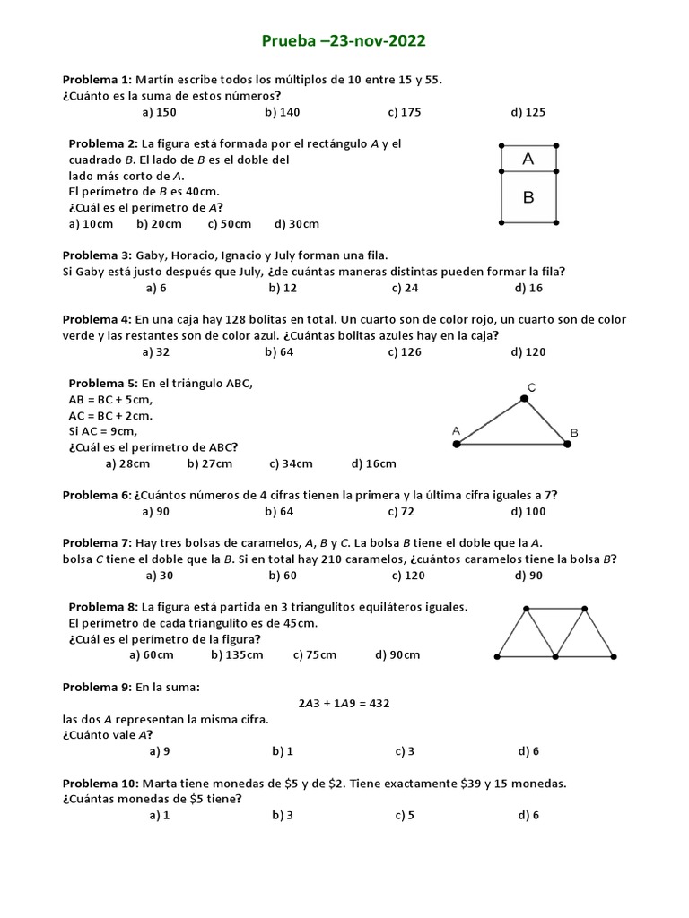 Prueba Socrative 23 Nov | PDF