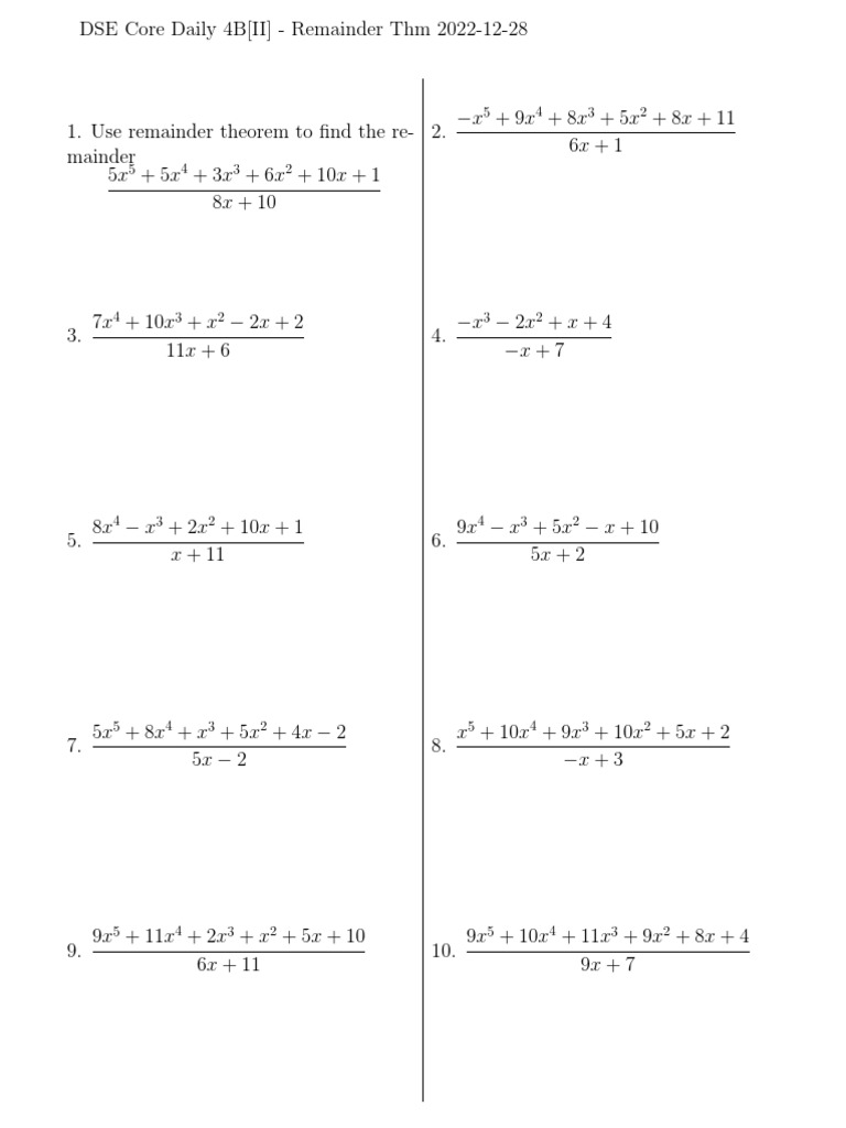 4B Core Remainder 20221228 | PDF