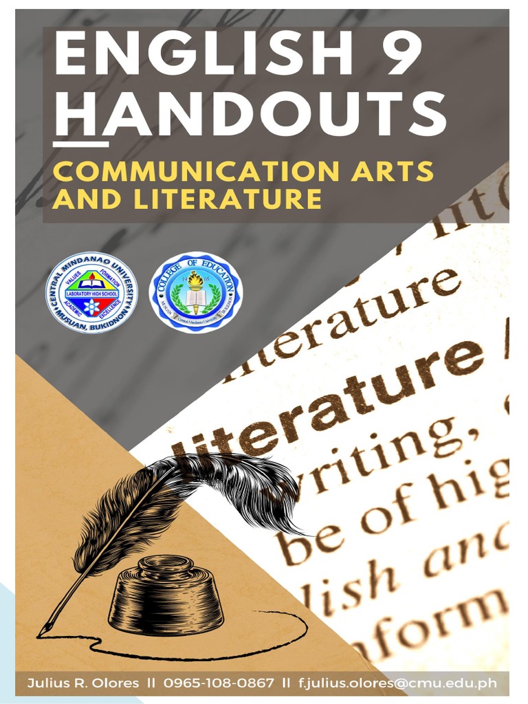 ENGLISH 9 - Handout 1 | PDF | Ben Jonson